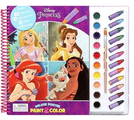 Deluxe Poster Paint & Color: Disney Princess– Brands For Less USA