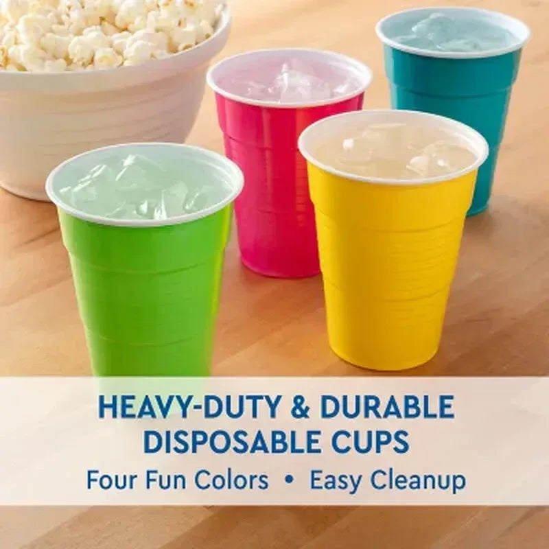 Member'S Mark Premium Quality Cups, Spring Colors (18 Oz., 180 Ct ...