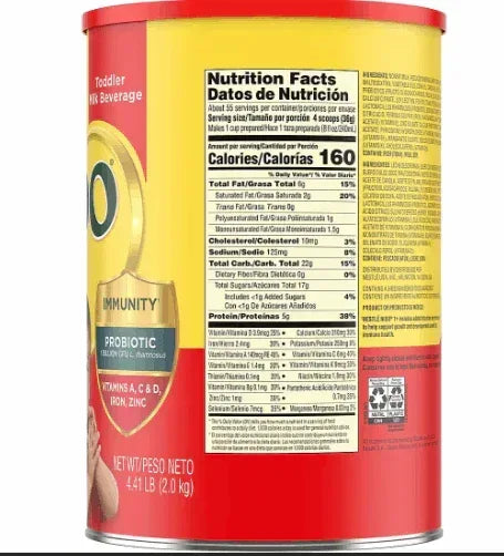 Nestle NIDO Kinder 1+ Toddler Dry Milk Powder 4.41 lbs– Brands For Less USA