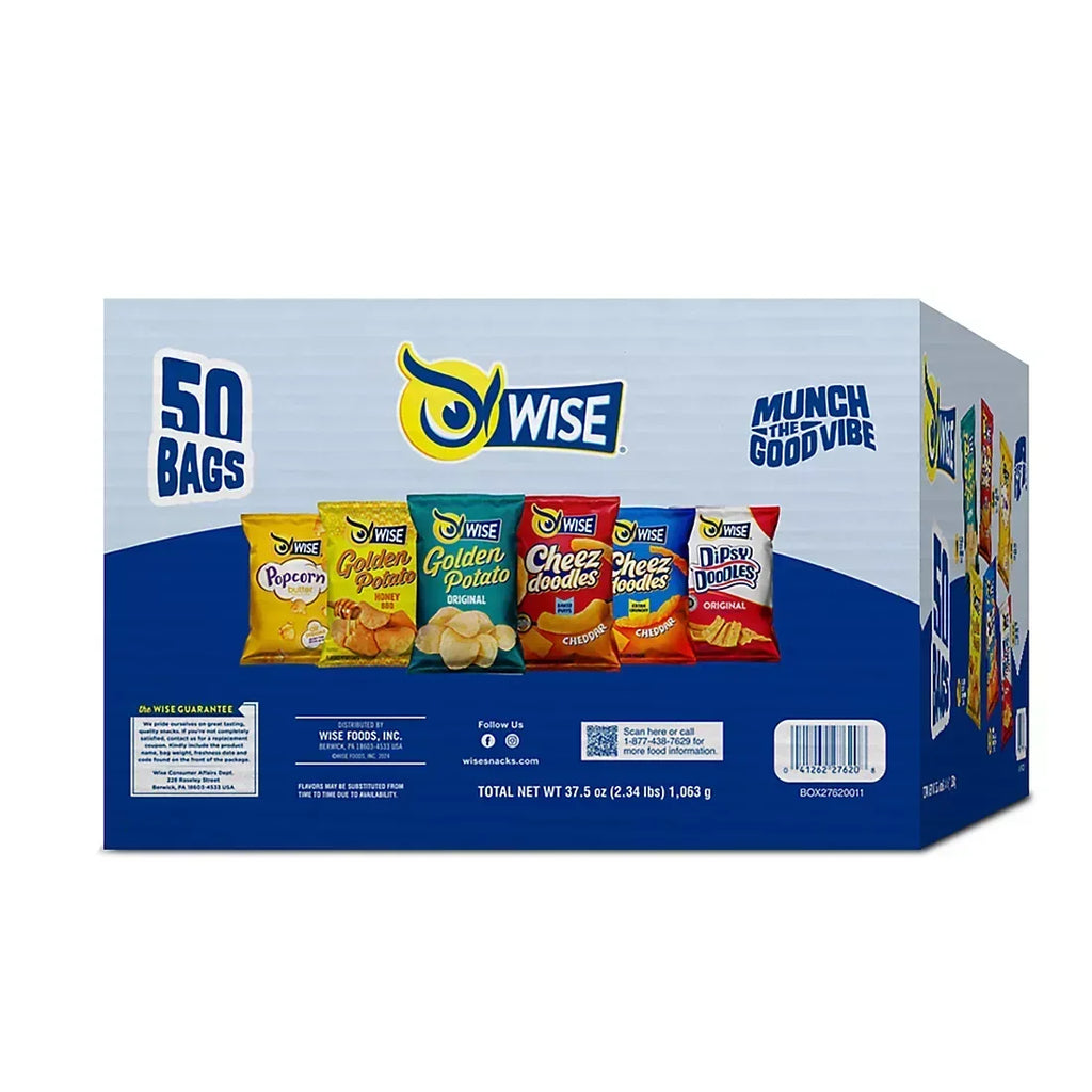 Wise Grab & Snack Variety Pack, 50 ct.– Brands For Less USA