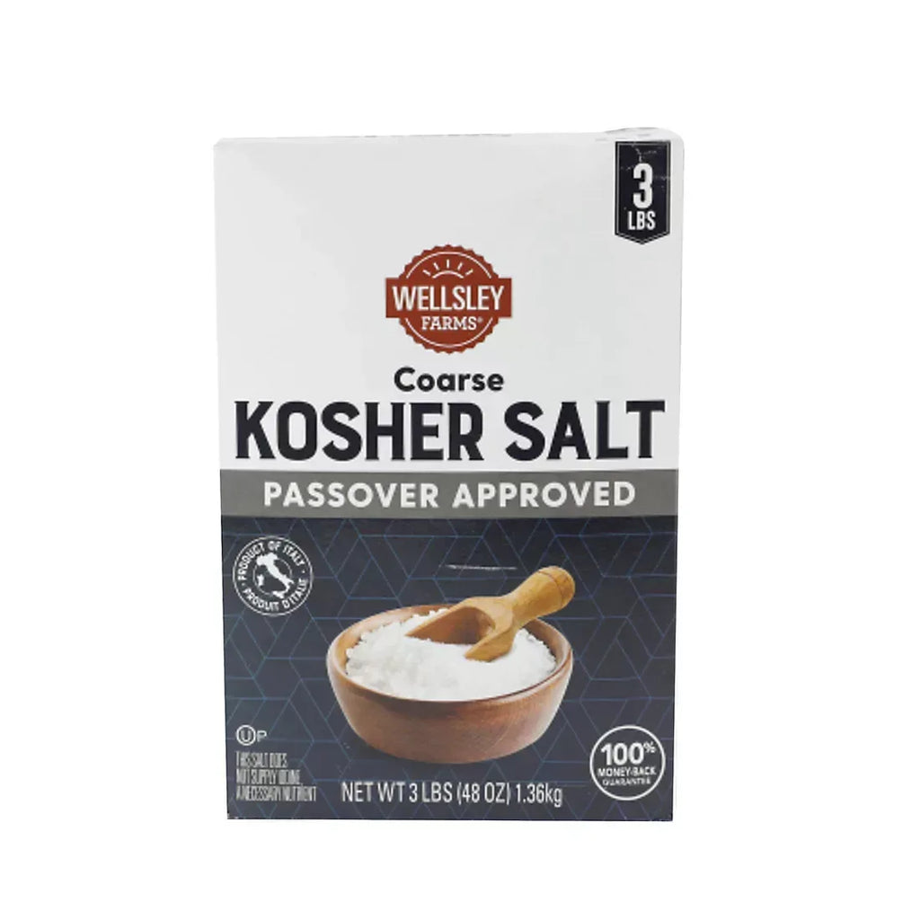 Wellsley Farms Coarse Kosher Salt, 3 lbs.– Brands For Less USA