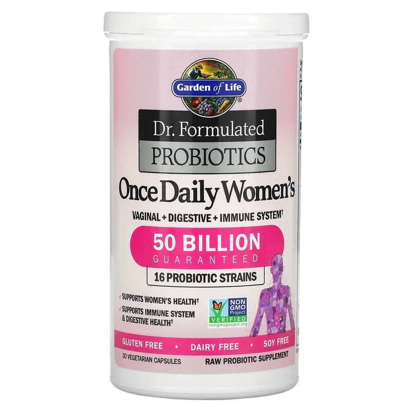 Garden of Life, Dr. Formulated Probiotics, Once Daily Women's, 50 Bill ...