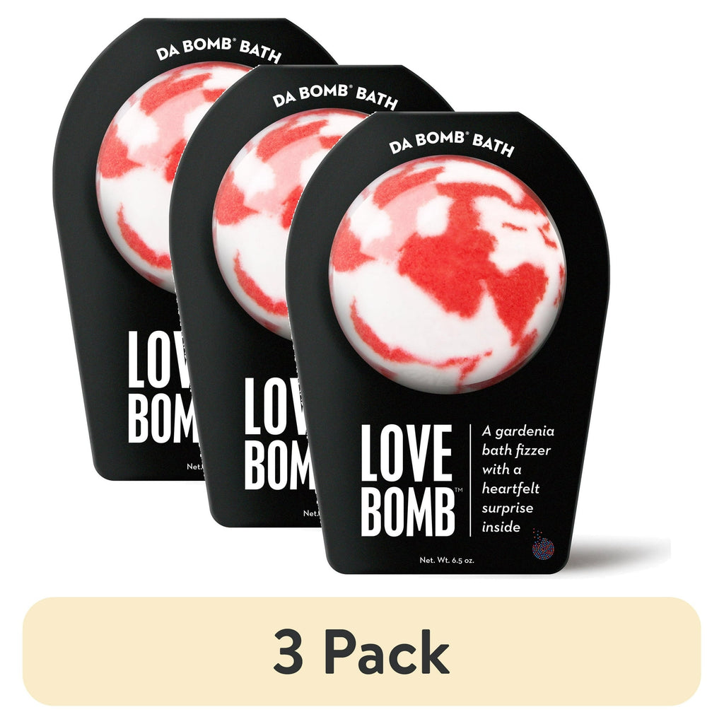 (3 pack) Da Bomb Bath Fizzers Love Bath Bomb, 6.5oz– Brands For Less USA