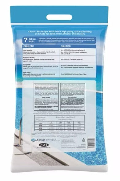 40 lb. Clorox Pool Salt Bag– Brands For Less USA