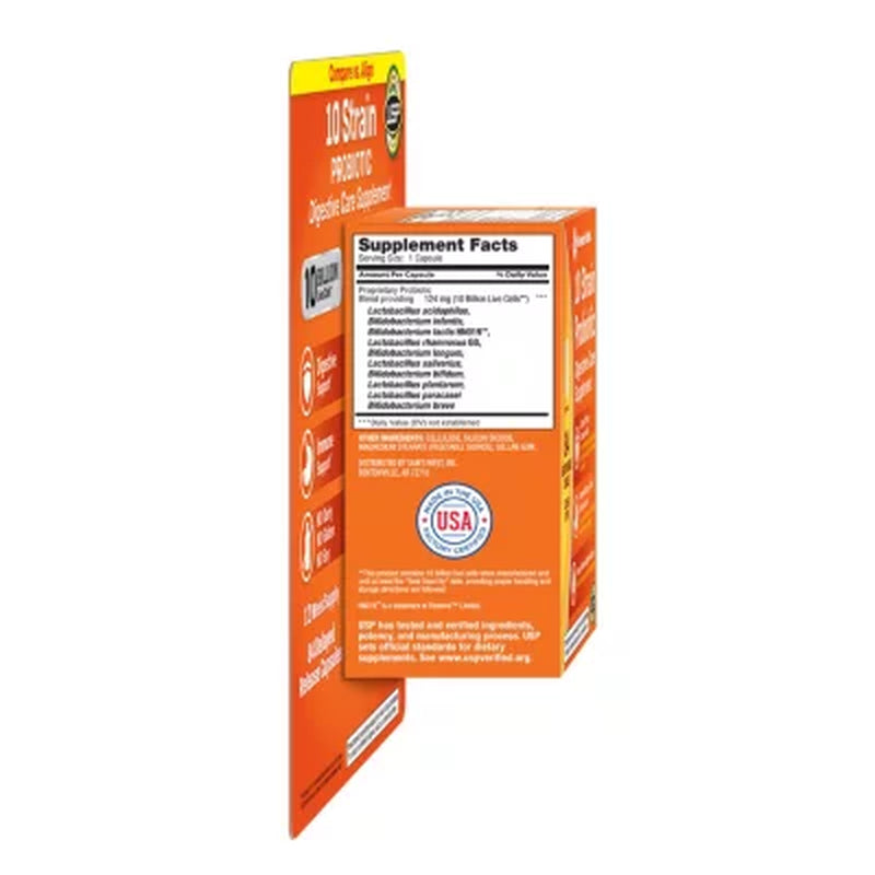 Member'S Mark 10-Strain Probiotic Digestive Care Supplement Capsules ...