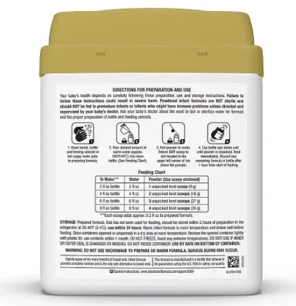 Wellsley Farms Sensitivity Premium Milk Based Powder Infant Formula Wi ...
