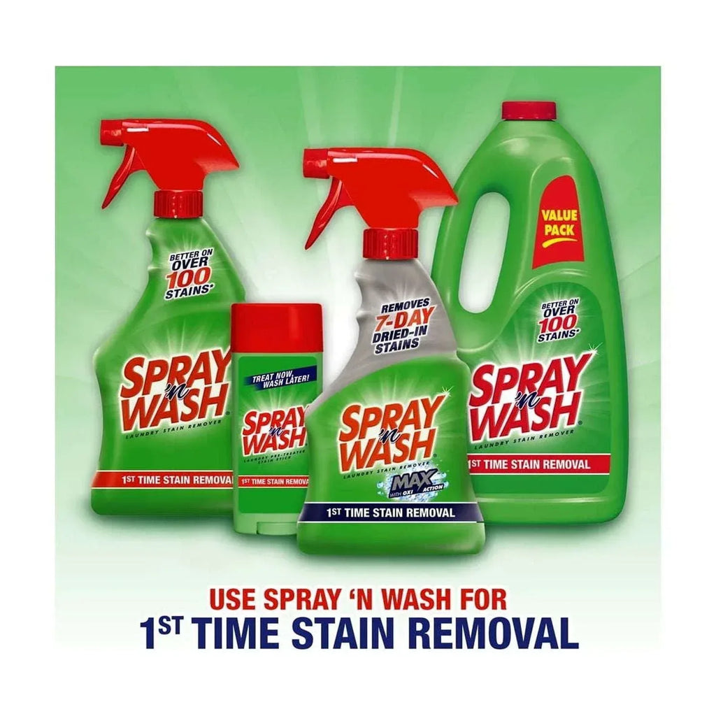 Spray 'n Wash Pre-Treatment Laundry Stain Remover Solution Refill Bott ...