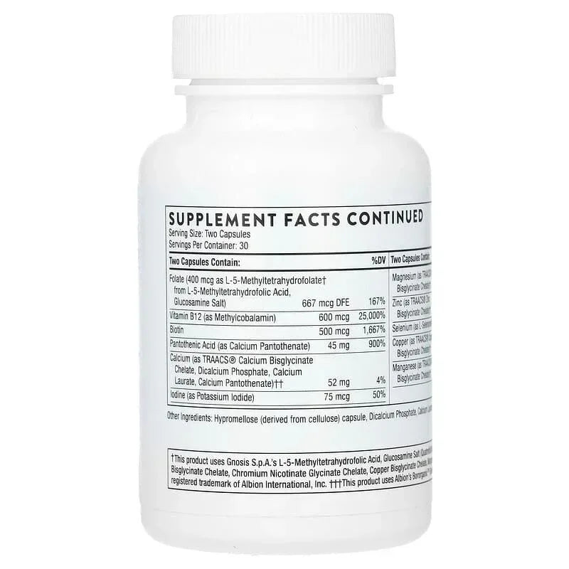 Thorne, Basic Nutrients 2/Day, 60 Capsules– Brands For Less USA
