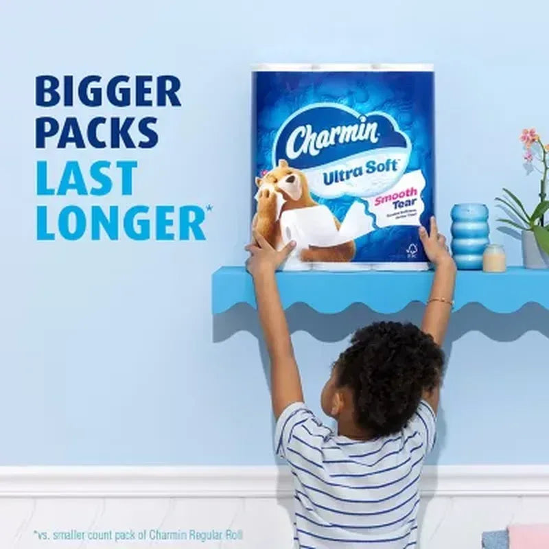 Charmin Ultra Soft Toilet Paper Extra Mega Rolls (231 Sheets/Roll, 32 ...
