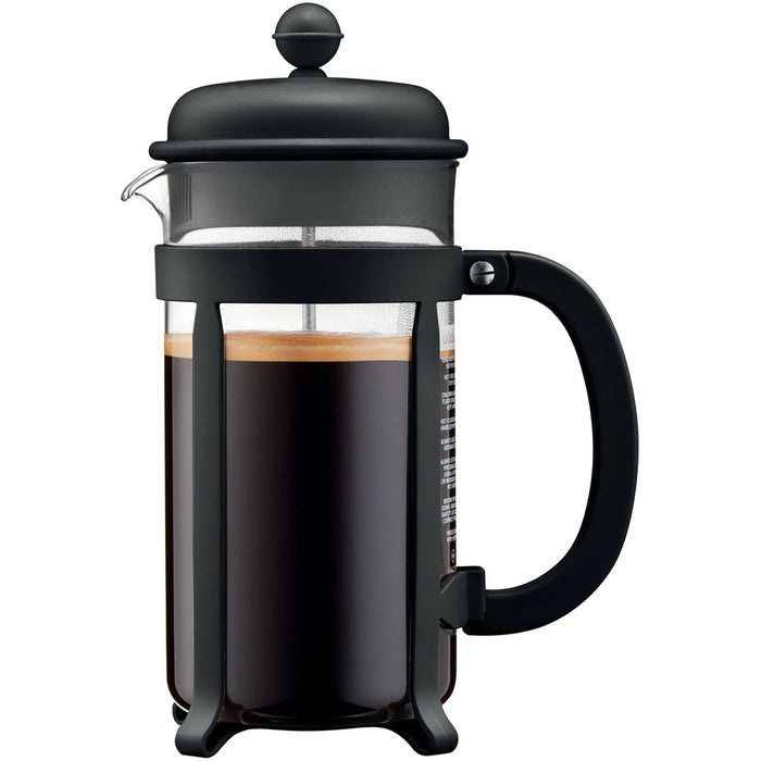 BODUM Java French Press Coffee Maker with Borosilicate Glass Carafe, 3 ...