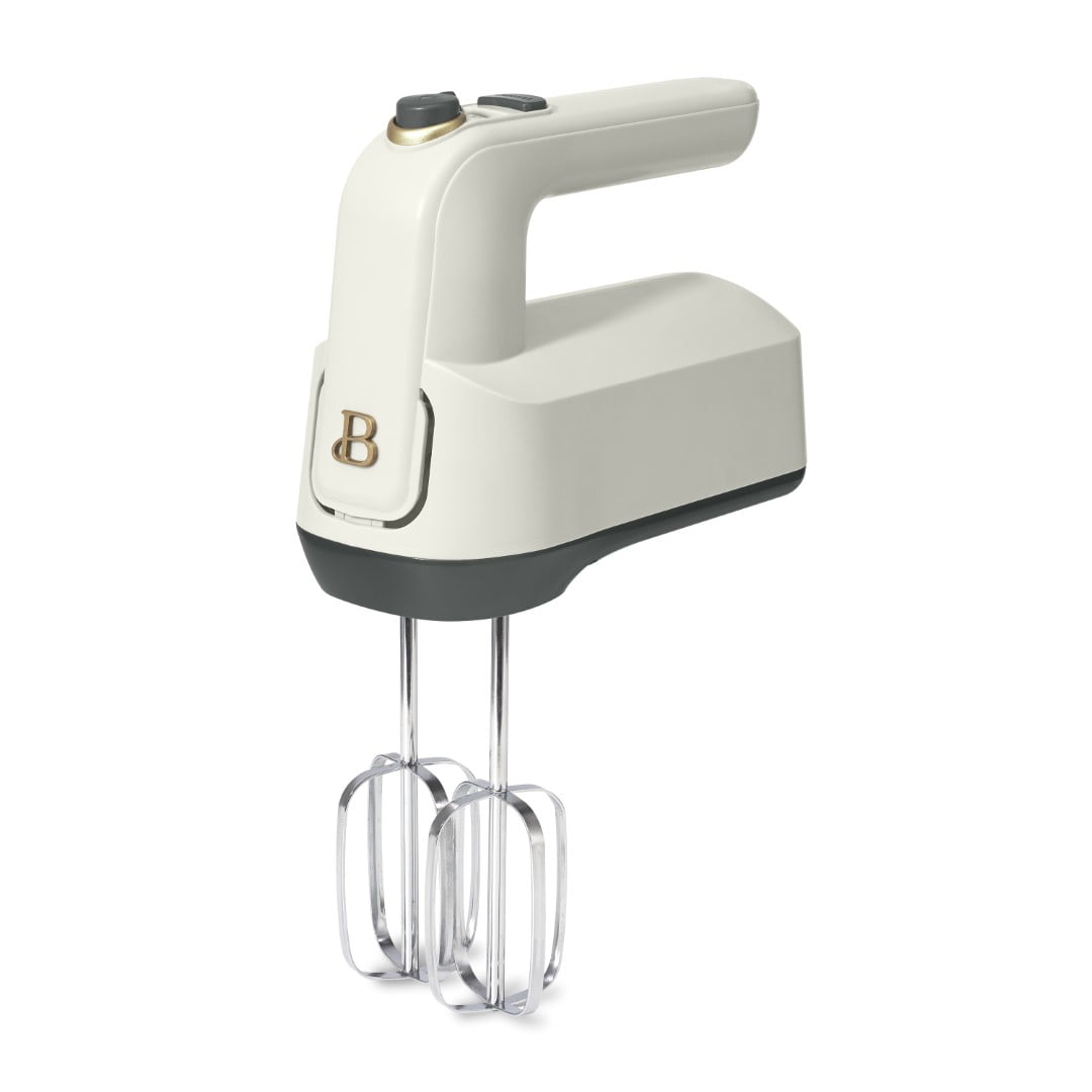 Beautiful 6-Speed Electric Hand Mixer, White Icing by Drew Barrymore ...