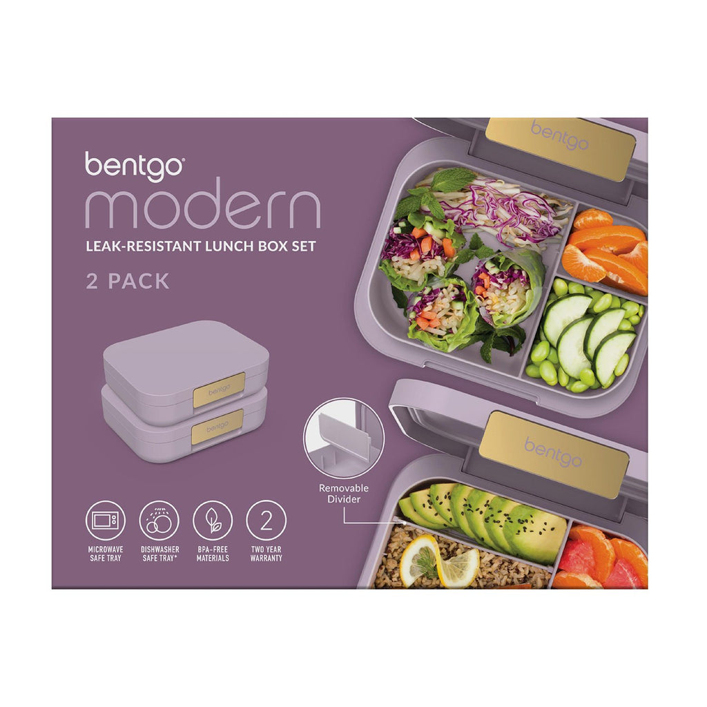 Bentgo Modern Leak-Resistant Lunch Box Set, 2 Pack– Brands For Less USA