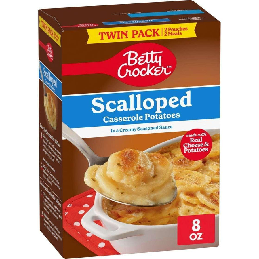 Betty Crocker Scalloped Casserole Potatoes, Made with Real Cheese, Twi ...