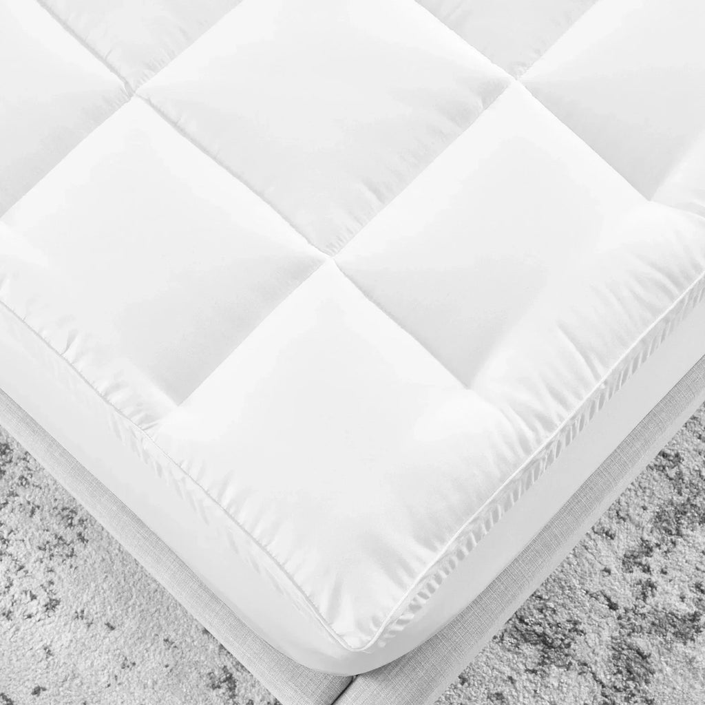 Bodipedic 4" Hybrid Memory Foam and Fiber Mattress Topper– Brands For ...