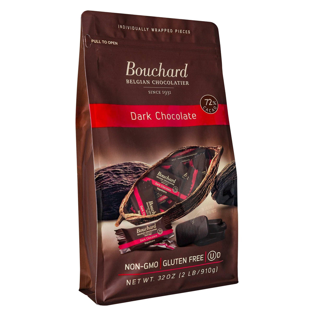 Bouchard Belgian Napolitains Premium Dark Chocolate 32 oz, 2-pack ...