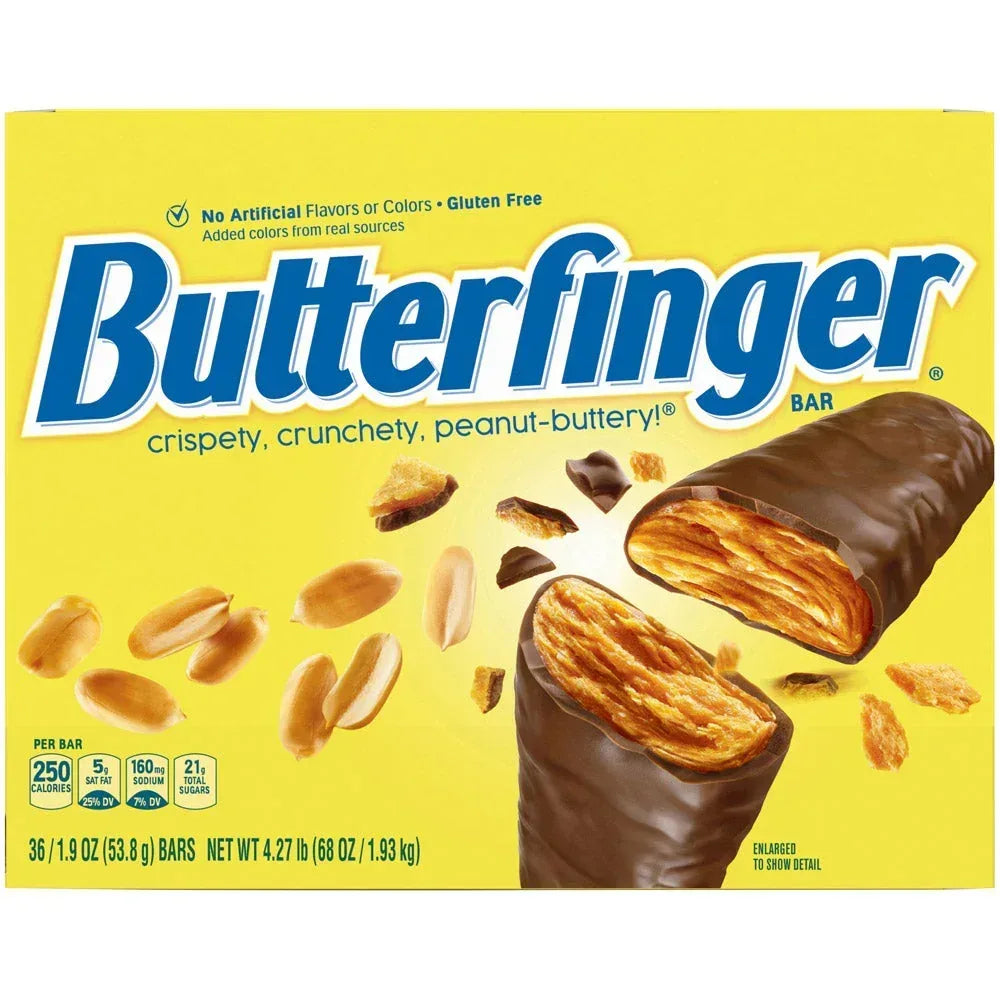 Butterfinger Candy Bar, 1.9 oz, 36-count– Brands For Less USA