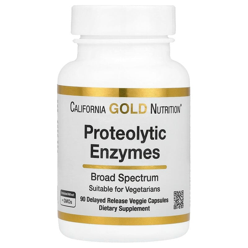 California Gold Nutrition, Proteolytic Enzymes with Fruit Derived Enzy ...