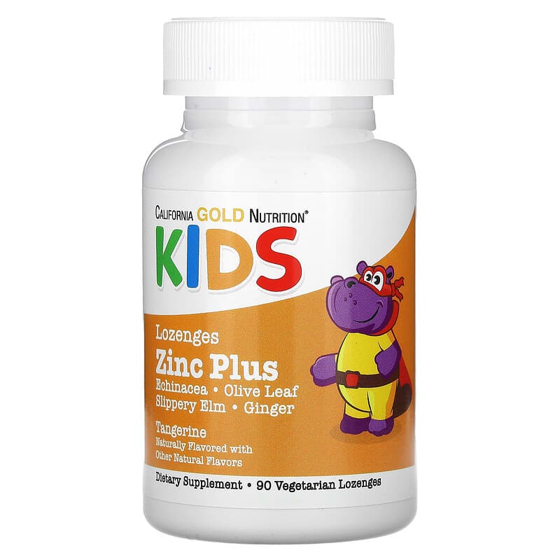 California Gold Nutrition, Zinc Plus Lozenge For Children, Natural Tan ...