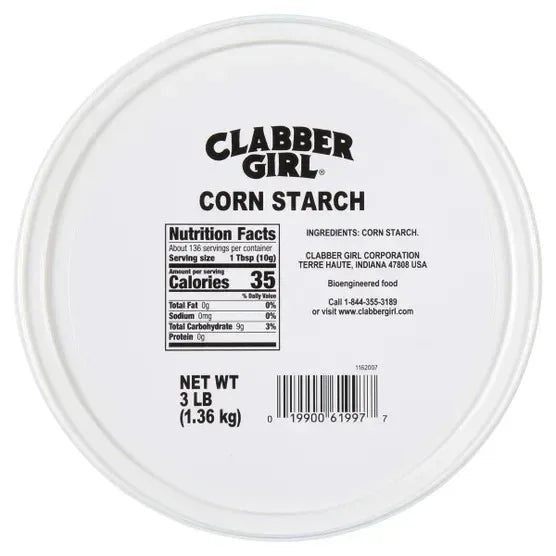 Clabber Girl Corn Starch, 3 lbs– Brands For Less USA