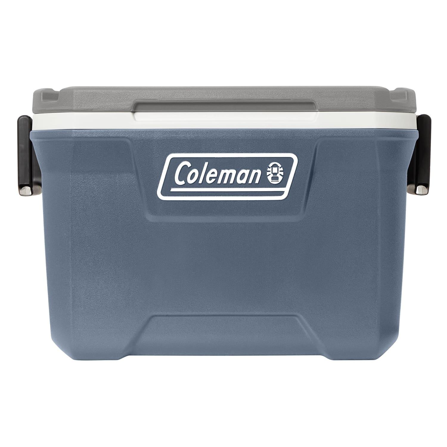 Coleman 52 qt Hard Sized Cooler / Ice Chest, 316 Series, Lakeside Blue ...