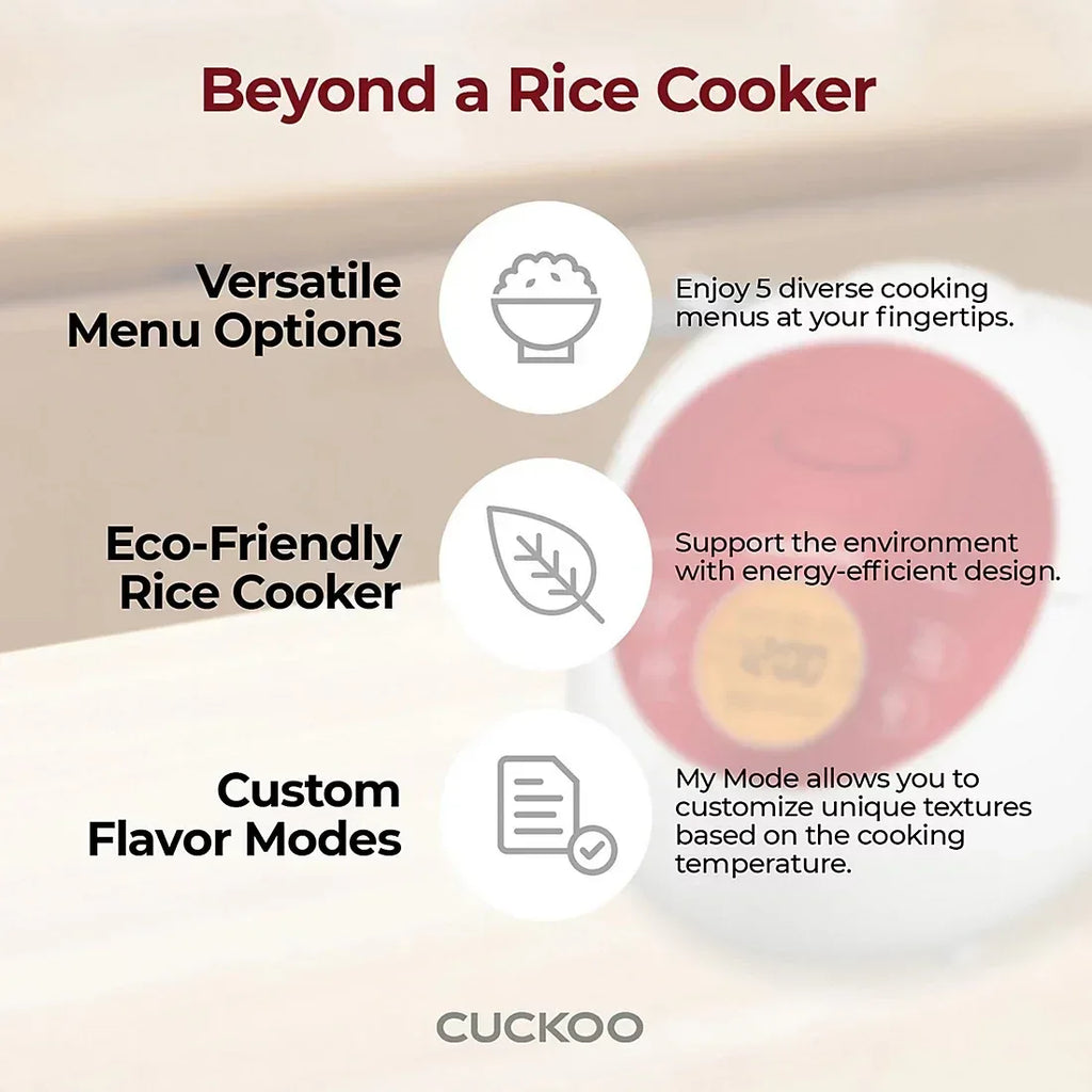 Cuckoo 3-Cup / 6-Cup Micom Rice Cooker and Warmer with Nonstick Inner ...