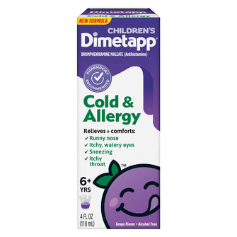 Children’s Dimetapp Cold & Allergy Liquid, Runny Nose & Sneezing Relie ...