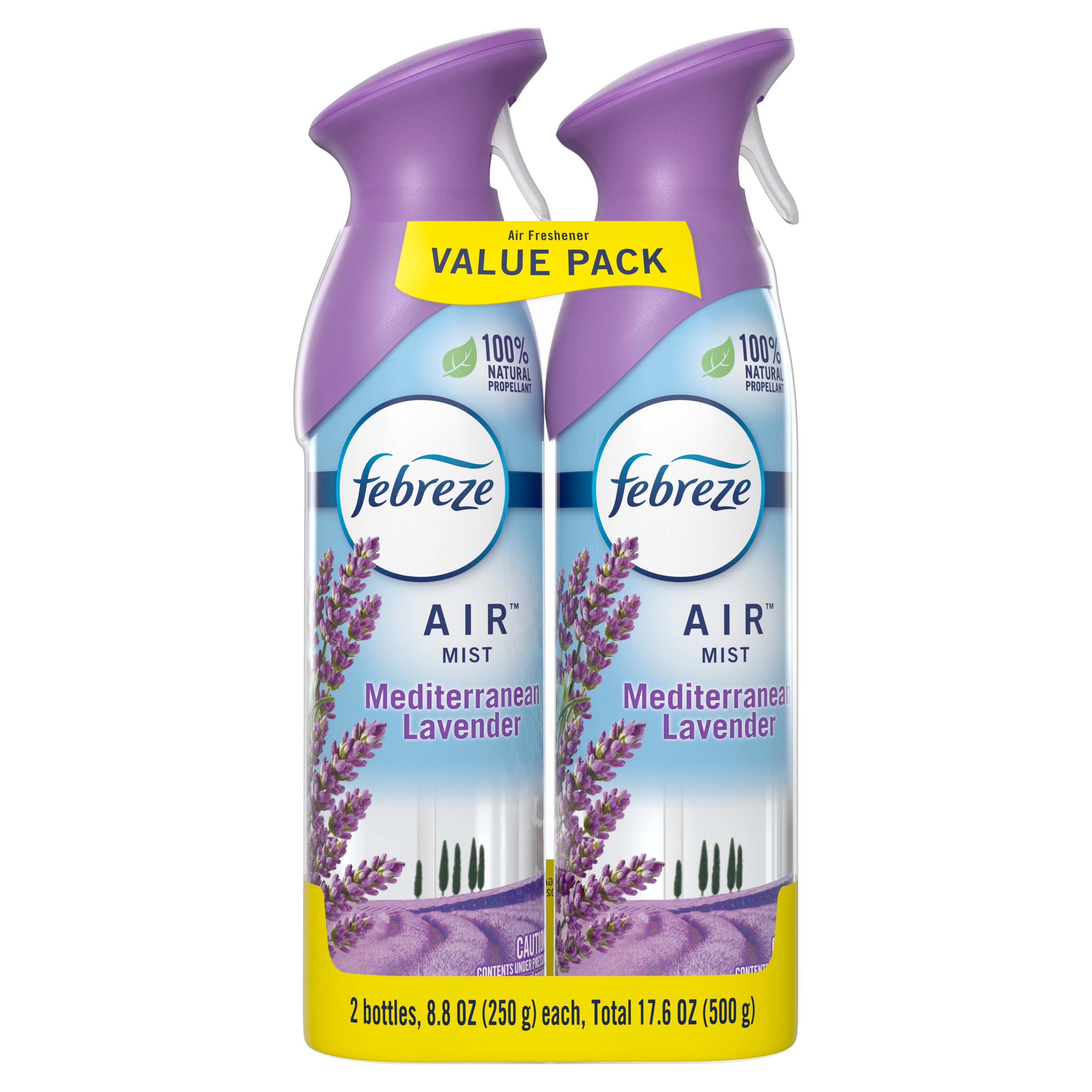 Febreze Air Freshener Spray, Odor-Fighting Room Spray, Mediterranean L ...