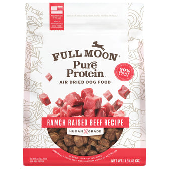 Full Moon Air Dried Beef Dog Food (Premium Feed, 16 Ounces)– Brands For ...
