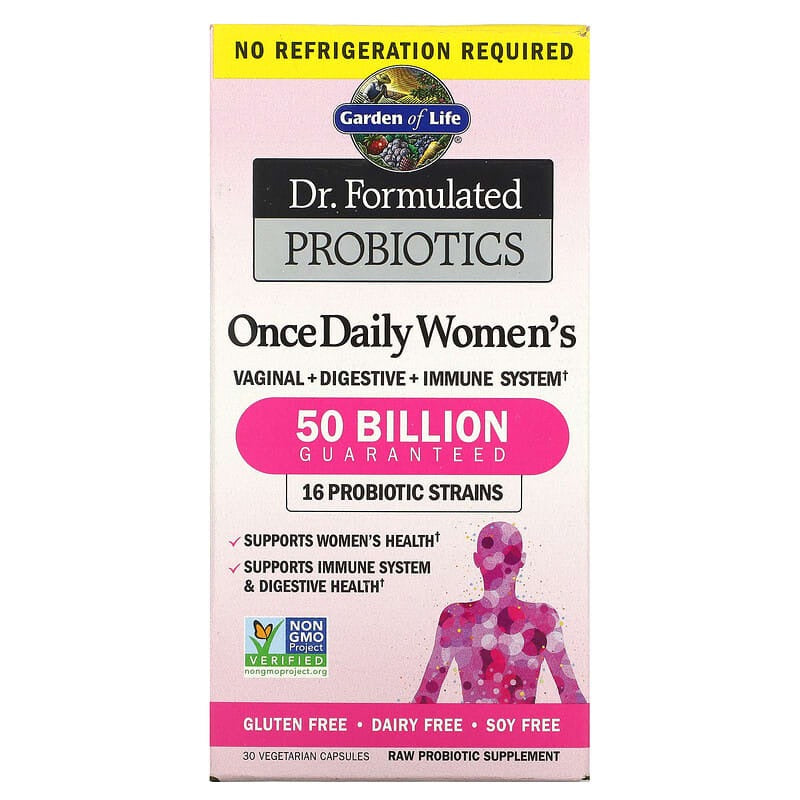 Garden of Life, Dr. Formulated Probiotics, Once Daily Women's, 50 Bill ...