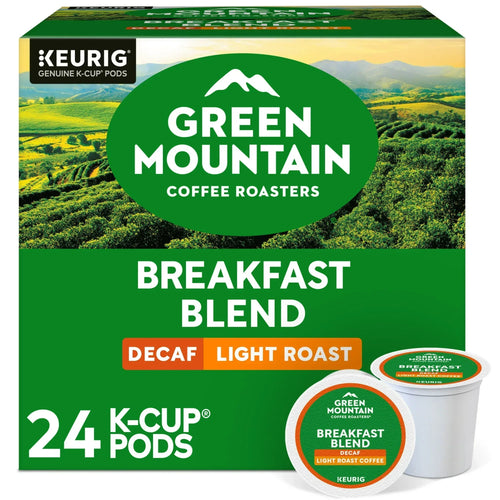 Green Mountain Coffee Roasters, Decaf Breakfast Blend Light Roast K-Cu ...