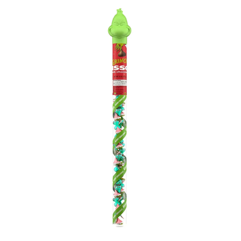 HERSHEY'S KISSES Grinch Christmas Milk Chocolate Candy, 6 oz.– Brands ...