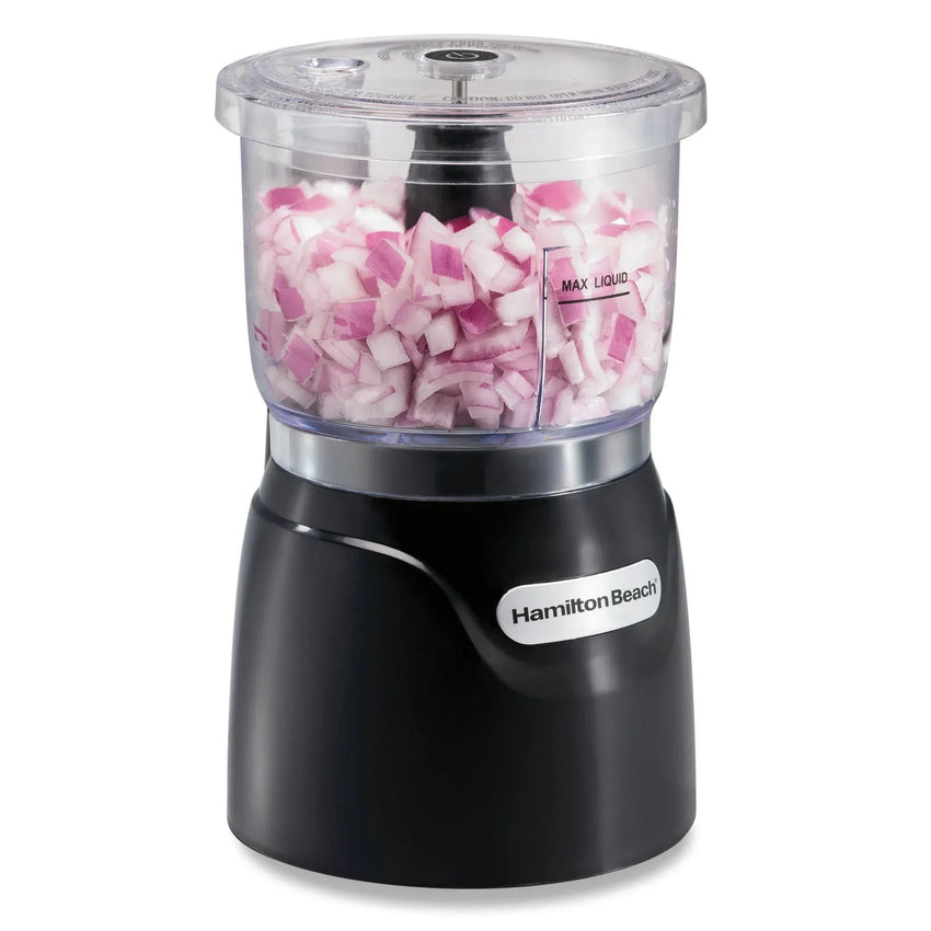 Hamilton Beach Stack & Press Electric Food Chopper & Mini Food Process ...
