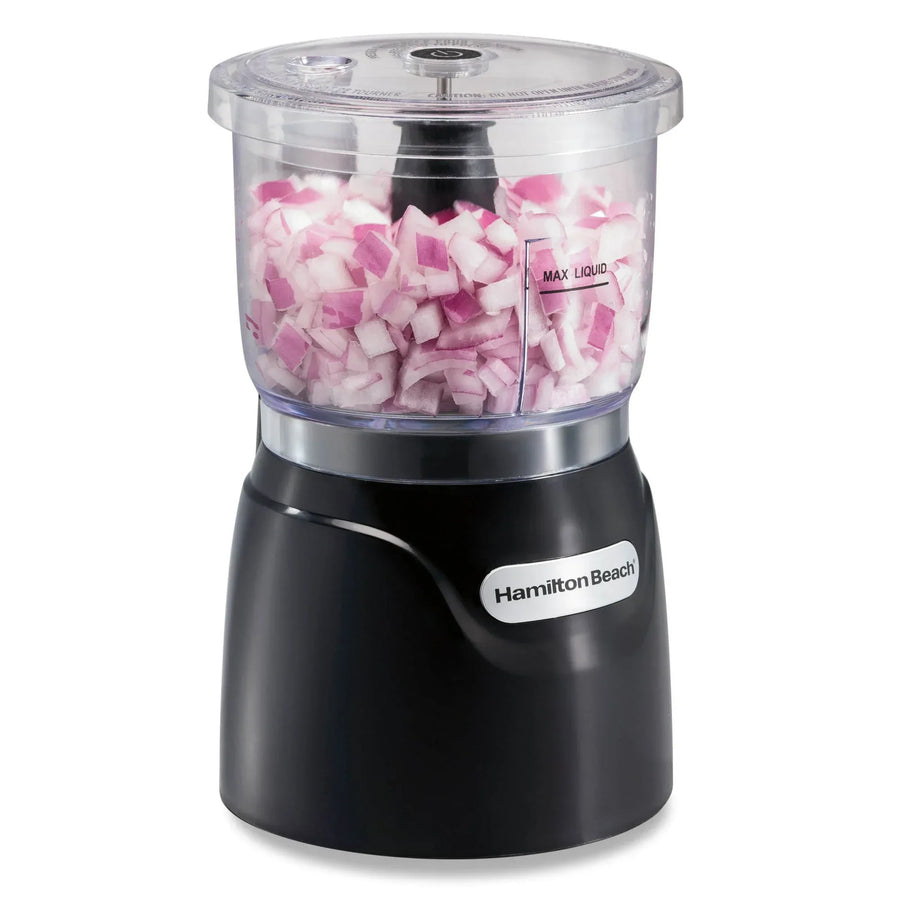 Hamilton Beach Stack & Press Electric Food Chopper & Mini Food Process ...