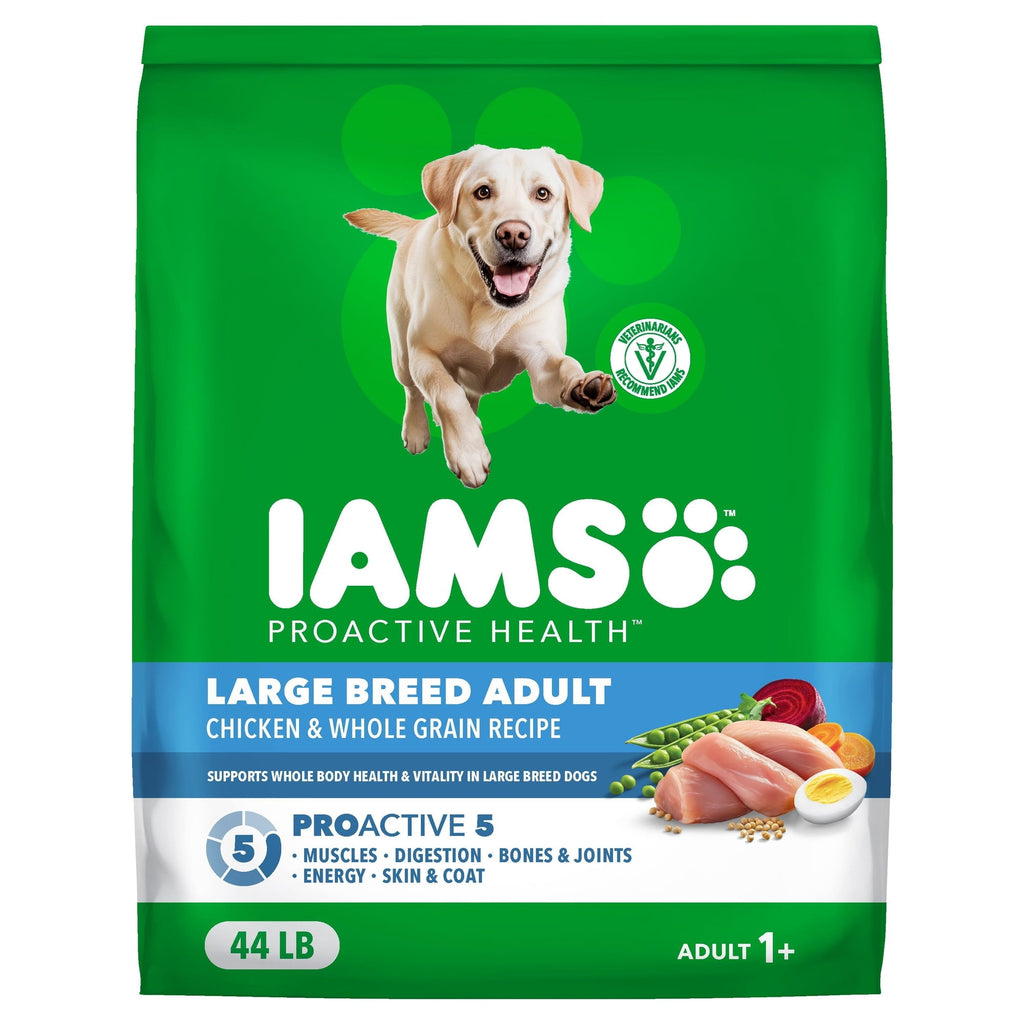IAMS Proactive Health Large Breed Chicken Recipe Adult Dry Dog Food, M ...