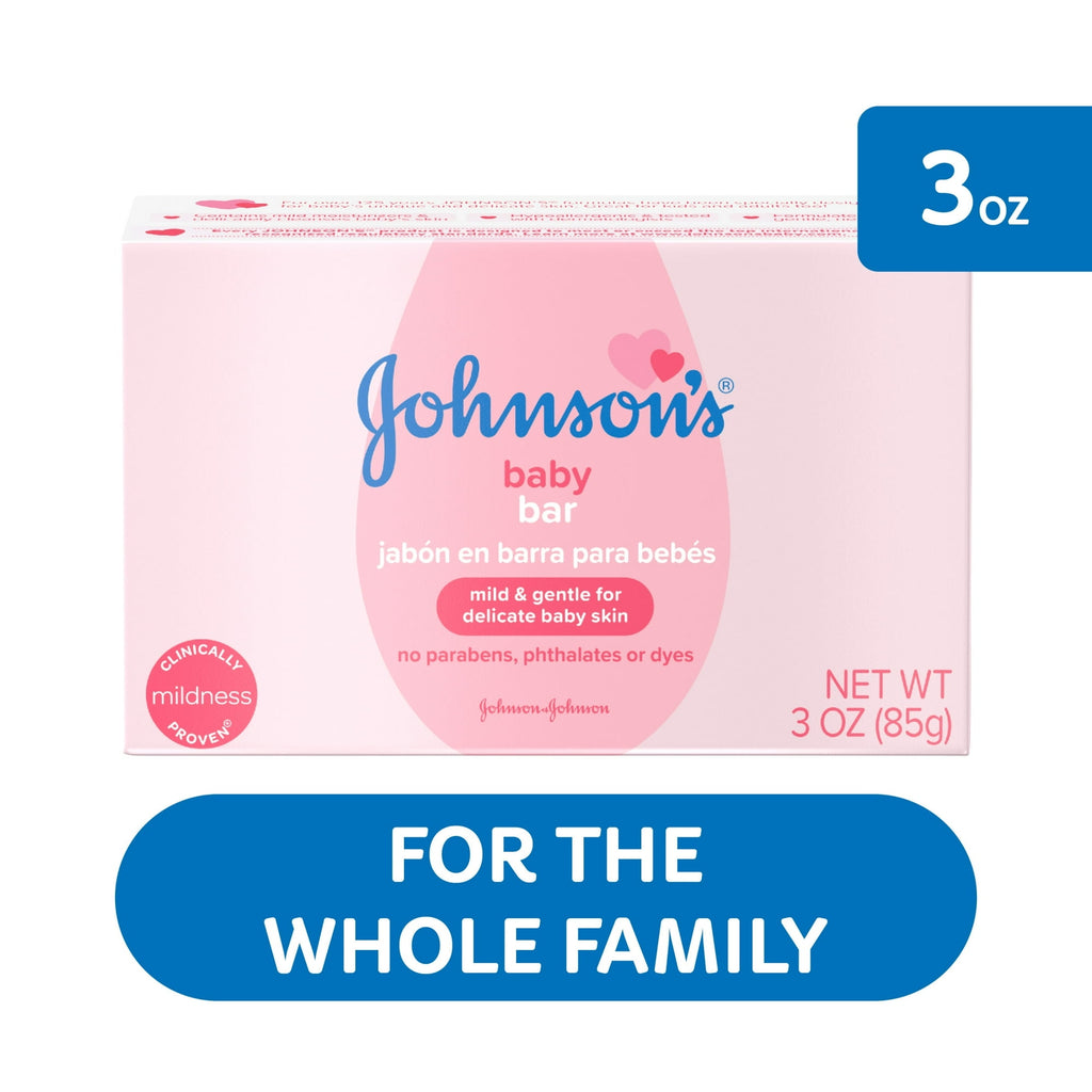 Johnson's Bar Soap Body Wash for Baby and Toddler, Gentle for Baby Bat ...