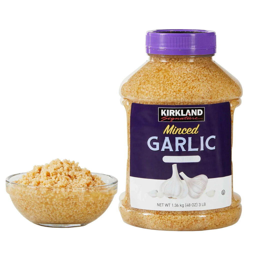 Kirkland Signature, Minced California Garlic, 48 oz– Brands For Less USA