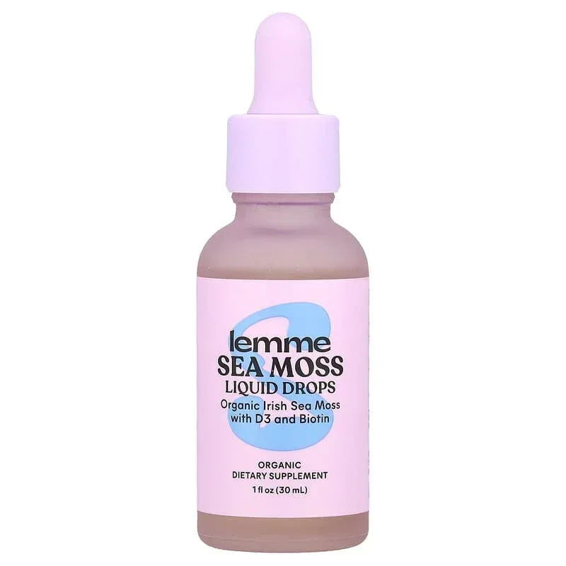 Lemme, Organic Sea Moss Liquid Drops, 1 fl oz (30 ml)– Brands For Less USA