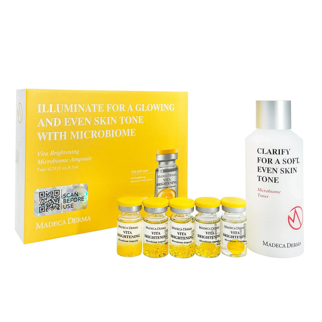 Madeca Derma Vita Brightening Microbiome Ampoule & Toner Set– Brands ...