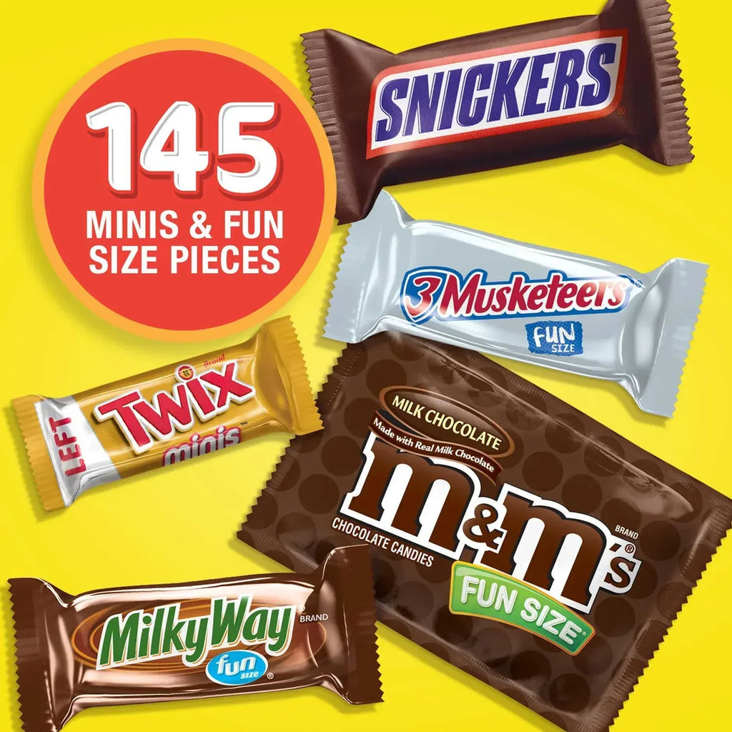 Mars Milk Chocolate Variety Pack Candy, 145 pcs.– Brands For Less USA