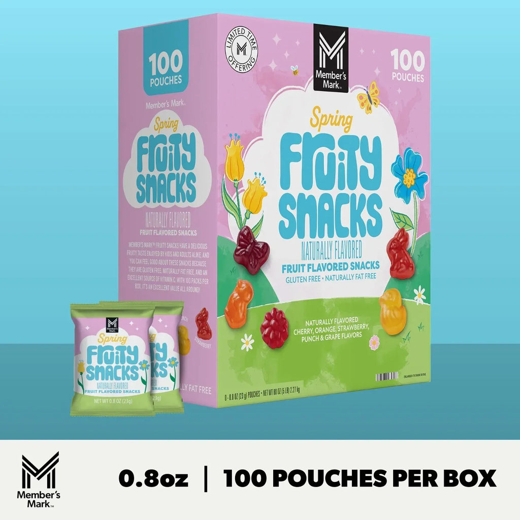 Member's Mark Spring Fruit Snacks, 0.8 oz., 100 pk.– Brands For Less USA