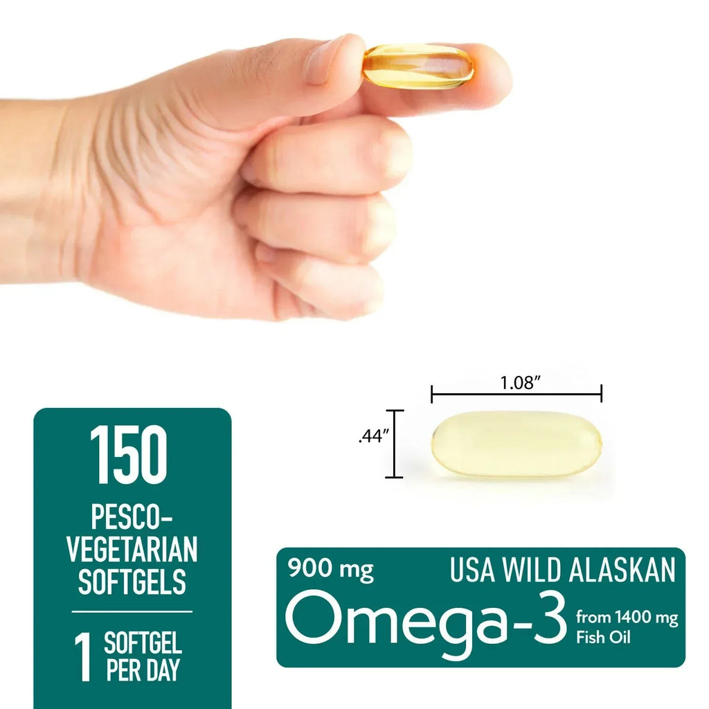 Member's Mark 900 mg Omega-3 from Fish Oil Softgels, 150 ct.– Brands ...