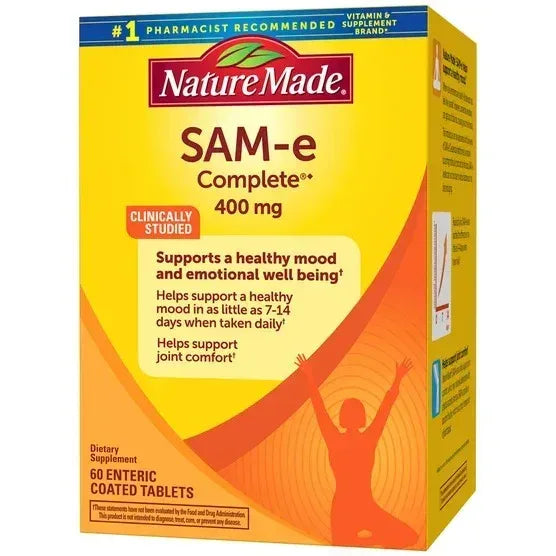 Nature Made SAM-e Complete 400 mg., 60 Tablets– Brands For Less USA