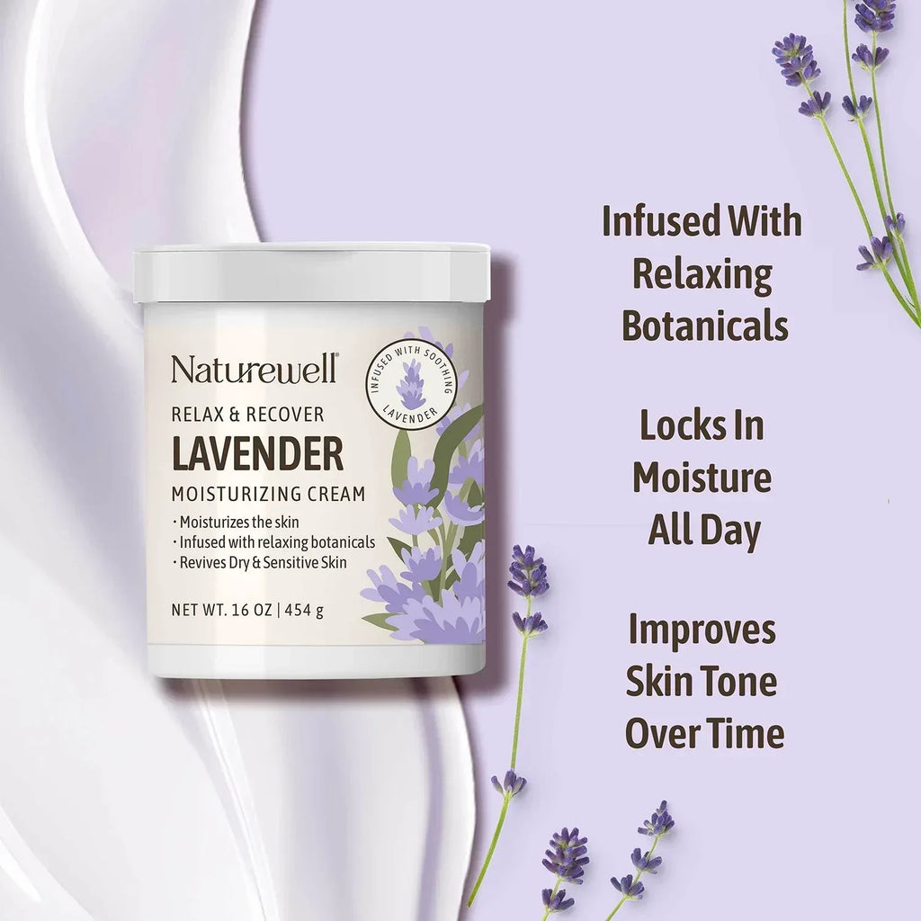 NatureWell Lavender Moisturizing Cream, 16 oz., 2 pk.– Brands For Less USA