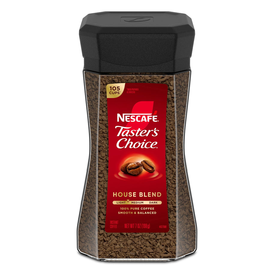 NESCAFÉ Taster's Choice House Blend, Light Medium Roast Instant Coffee– Brands For Less USA