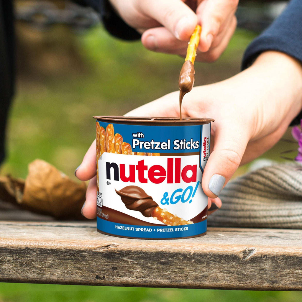 Nutella & GO! Hazelnut and Cocoa Spread With Pretzels, 1.9 oz, 16 Pack ...