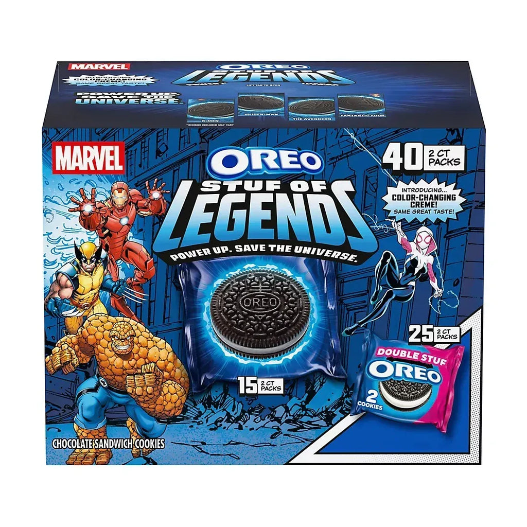 Oreo Chocolate Sandwich Cookies, Marvel Stuf Of Legends, Variety Pack ...