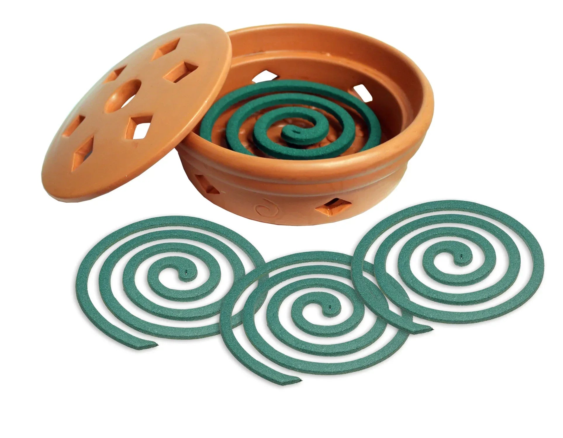 PIC Mosquito Coils with Terra Cotta Burner, Mosquito Repellent, 3 oz ...