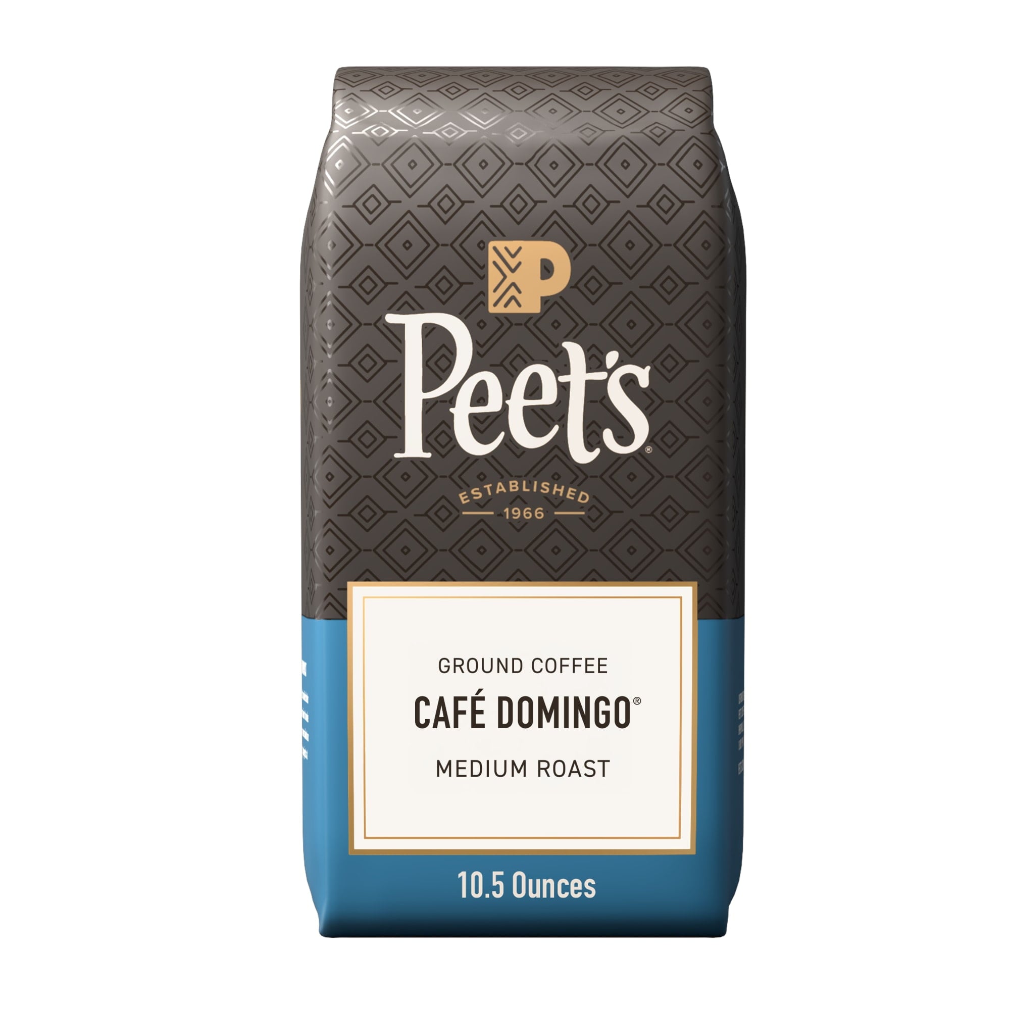 Peet's Coffee Cafe Domingo Premium Medium Roast Ground Coffee, Arabica ...