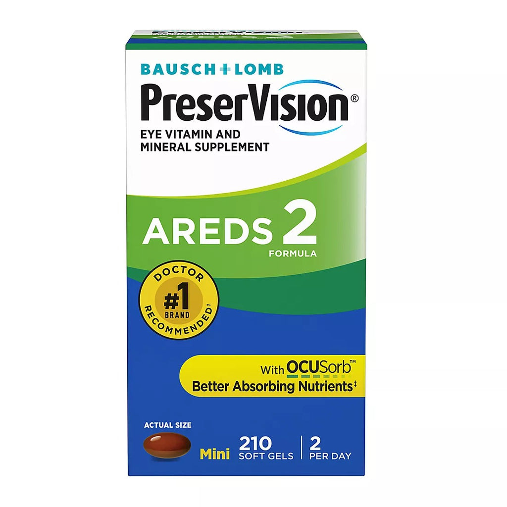 PreserVision Eye Vitamin and Mineral Supplement AREDS 2 Formula Softge ...