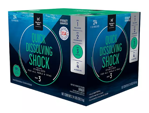 Member's Mark Quick Dissolving Shock Stabilizer (1 lb., 24 ct.)– Brands ...